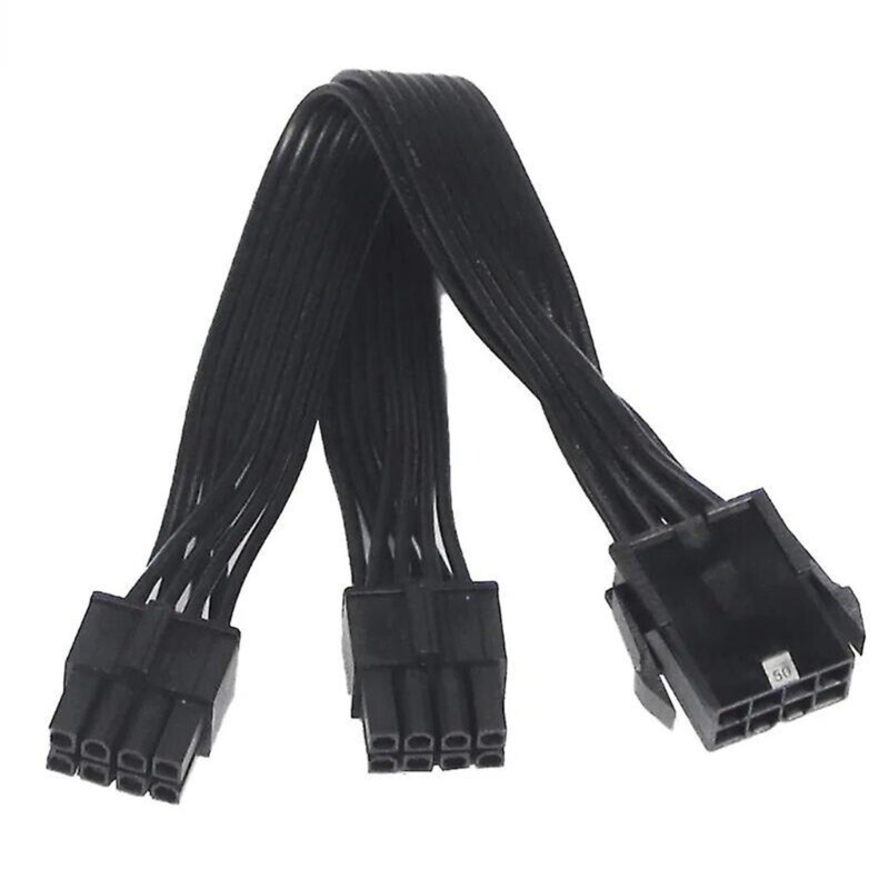 8Pin To 4+4P Splitter CPU 8pins Extension Cable 1 to 2 Adapter Cable ...