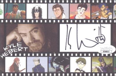 KYLE HEBERT Signed 4X6 Post Card Voice Actor for Disney JSA AE46814 | eBay