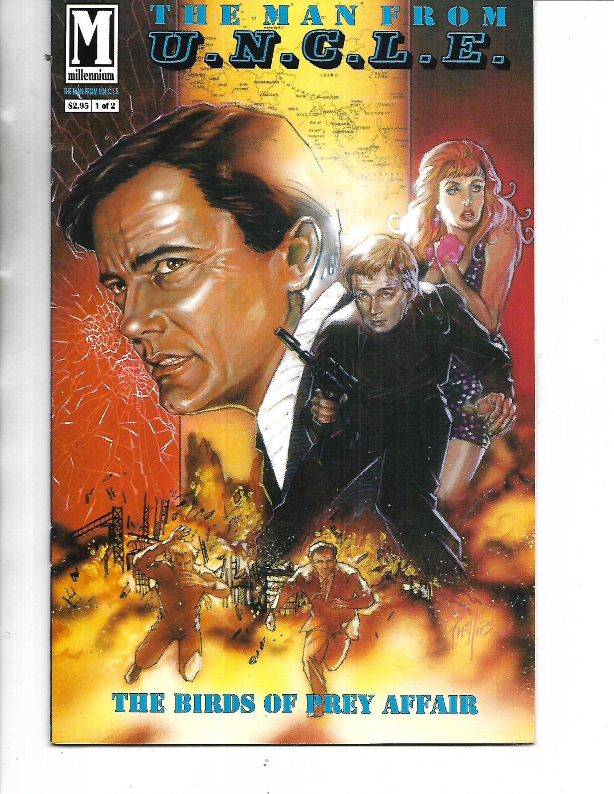 MAN FROM UNCLE: Birds of Prey Affair #1-2 - MILLENNIUM COMICS - NEAR MINT | eBay