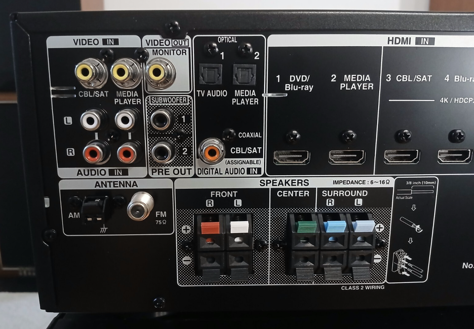 Denon AVR-S540BT 5.2-Channel A/V Receiver - New Open Box - See Video ...