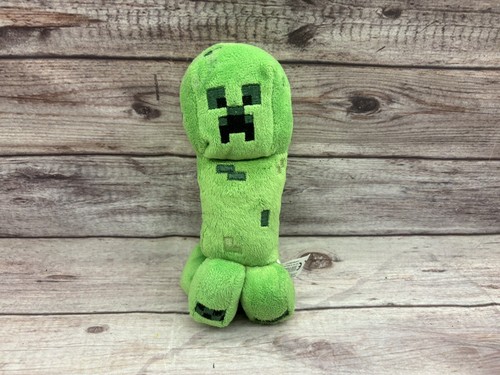 Stuffed Minecraft Creeper Plush Green Official Mojang Jinx Toy 7” | eBay