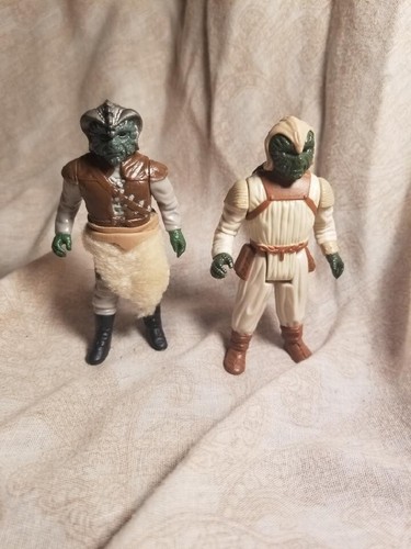 Vintage Star Wars 1983 Klaatu Figure HK & 1983 Klaatu Skiff Guard ...