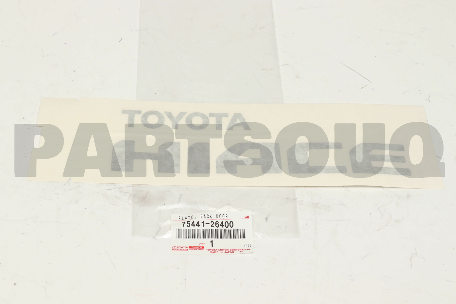 7544126400 Genuine Toyota PLATE BACK DOOR 75441-26400 | eBay