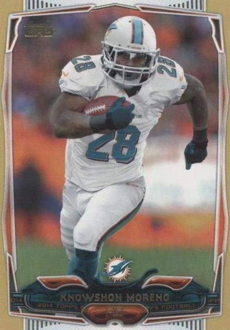 2014 Topps - Knowshon Moreno #305 Gold /2014 for sale online | eBay
