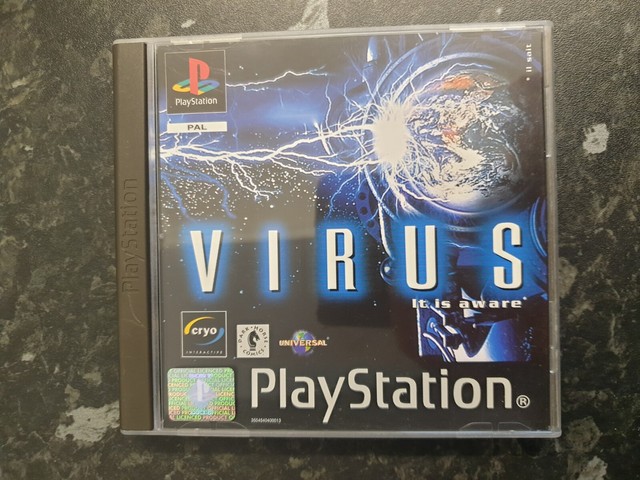 Sony PlayStation 1 Ps1 Game Virus It Is Aware Boxed With Manual for ...
