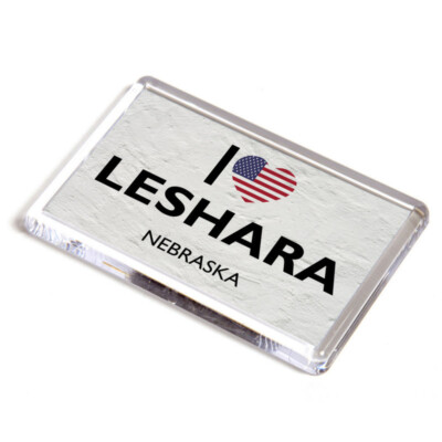 FRIDGE MAGNET - I Love Leshara, Nebraska - USA | eBay UK
