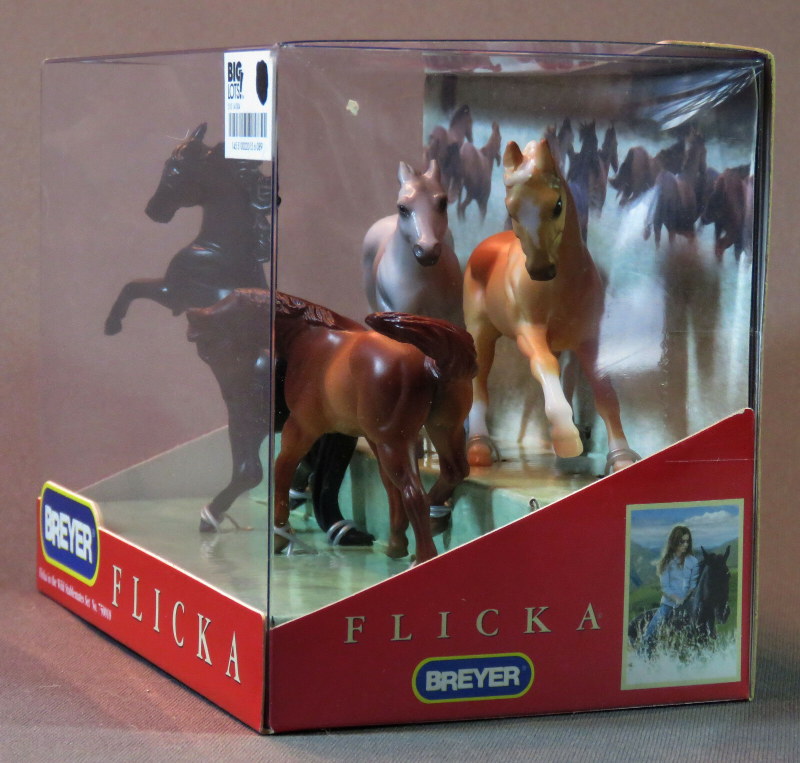 Breyer Stablemate Flicka in the Wild 1:32 scale 2006 4 horses 750010 ...