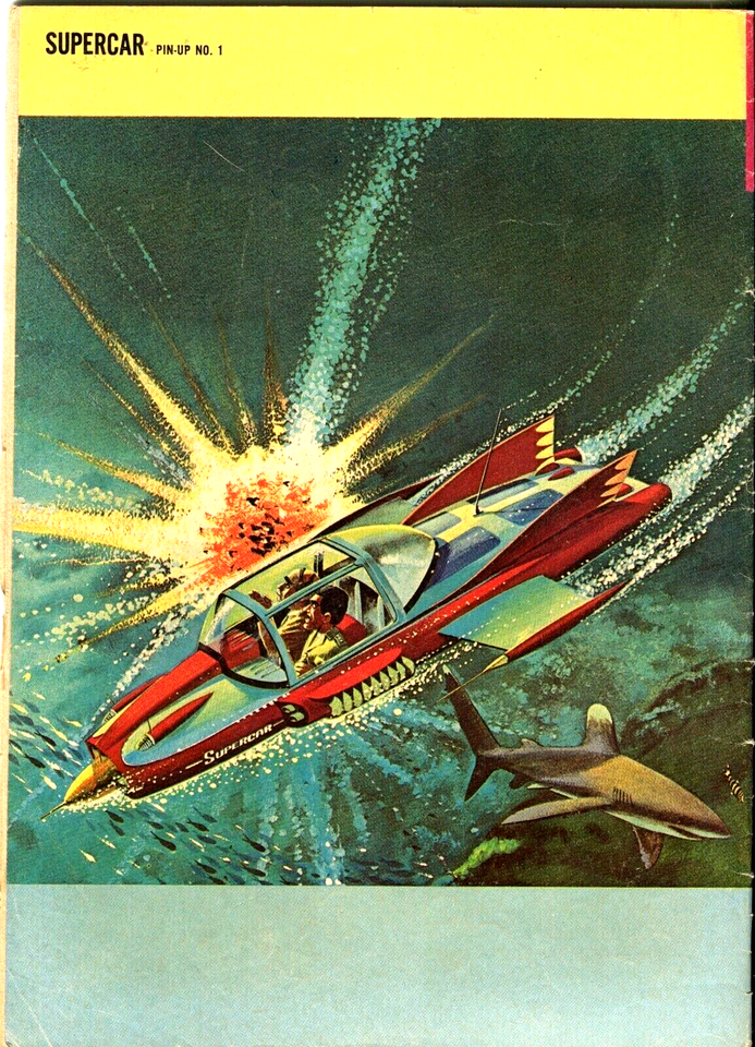 SUPERCAR #1+ THE INVADERS #1 (1962/1967} TV Series Gold Key Gerry ...