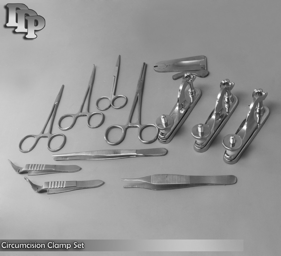 25 PC Circumcision Clamp Set Instruments Surgical Urology Amazing ...