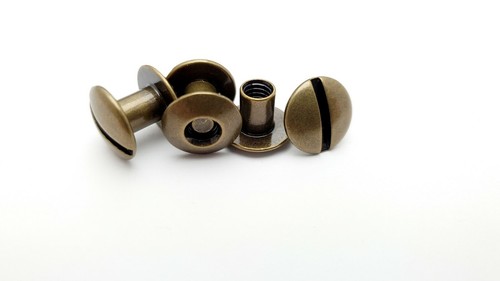 antique brass chicago screws. Pass through posts. Binding screw posts ...