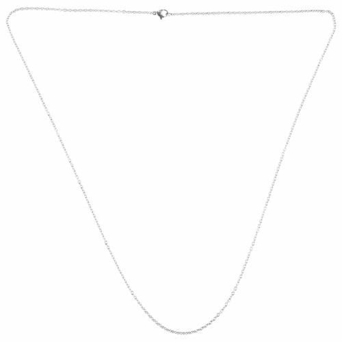Jewelry Woman Chain, stainless steel "O" necklace, Silver – 2 mm wide ...