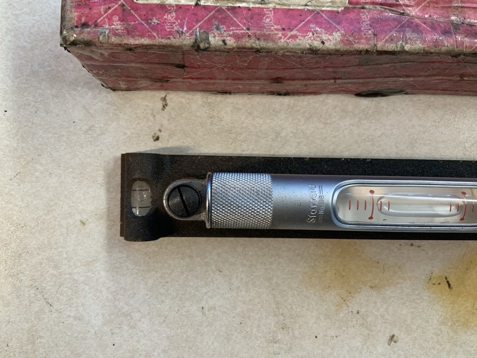 Starrett No. 98 - 8" Machinist Level with Original Box Model 98-8 | eBay