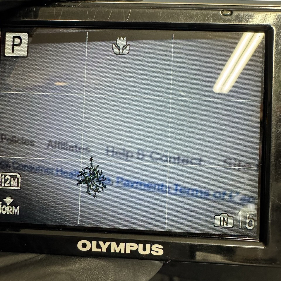 OLYMPUS FE-4010 12mp 4x Optical Zoom Blue Digital Camera Tested Screen ...