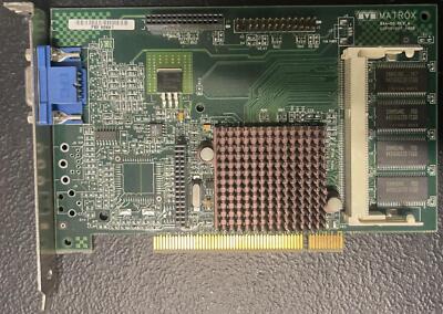 Matrox 844-00 Rev. A MGI G2+/MILP/8D/IBM PCI Video Graphic Card | eBay