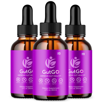 Gut Go Health Supplement - Support for Optimal Digestive Health (3 Pack ...