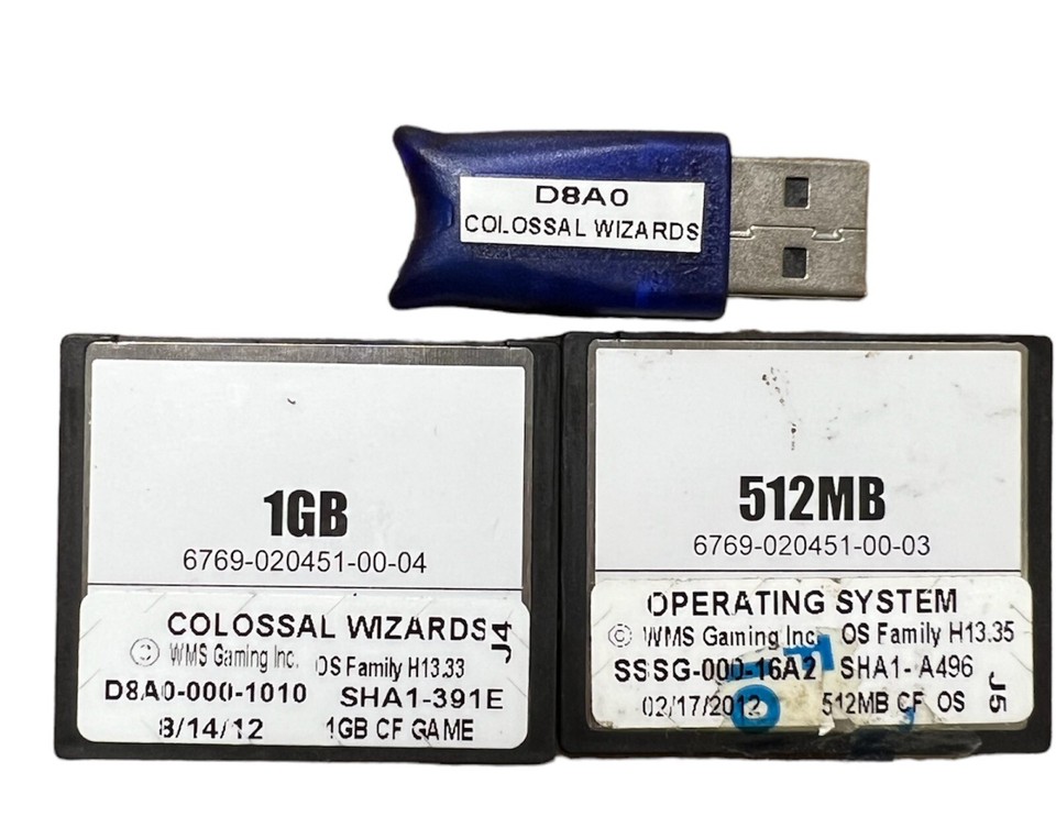 WMS BB2 Software- COLOSSAL WIZARDS Complete Set; Dongle , Game & OS ...