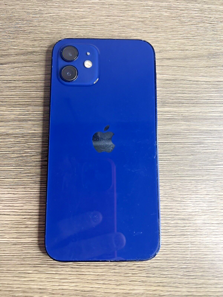 Apple iPhone 12 Blue 64GB - GSM + CDMA Fully Unlocked - GOOD Condition ...