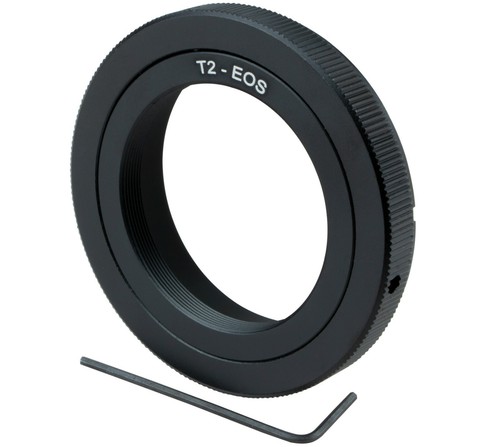 T2-EOS Mount Adapter T2/T Ring For Canon EOS EF DSLR Camera 750D,700D ...