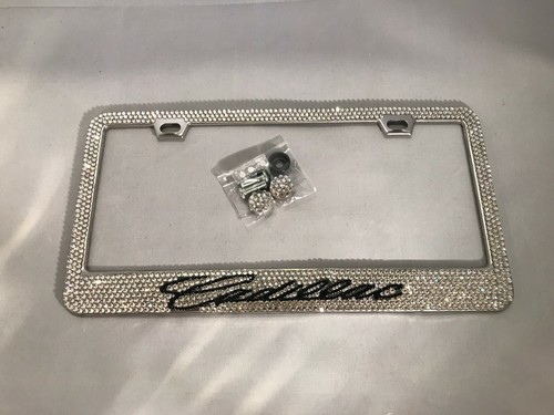 Cadillac Bling Bling License Plate Frame Custom Diamond Rhinestone ...