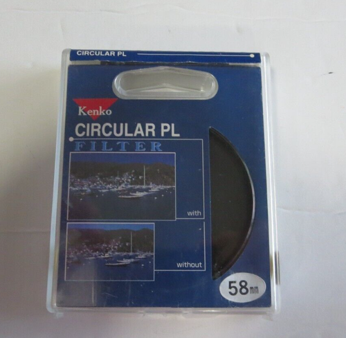 NEW! Kenko Circular PL Filter 58mm CIR-PL 58, Japan | eBay