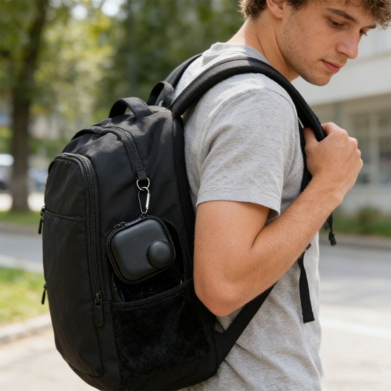 Organized Camera Case Hard Travel with Internal Compartment for 360 GO3 ...