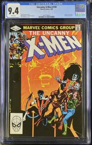 1982 Marvel Uncanny X-Men #159 CGC 9.4 GRADED JAN 2025 | eBay