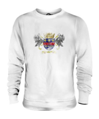 Saint Barthelemy Drapeau Délavé Unisexe Pull Saint-Barthelemy Chemise ...