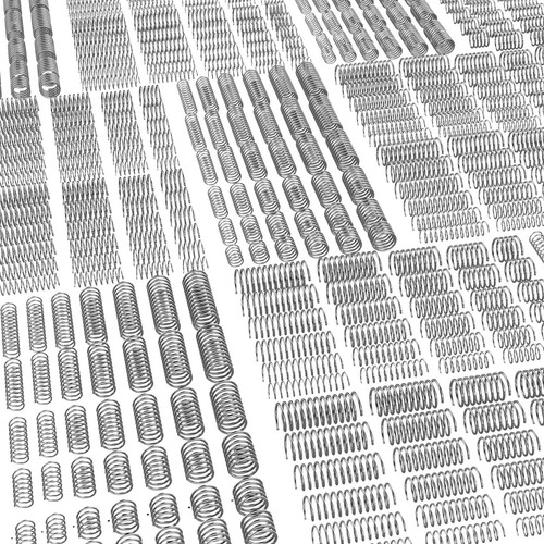 280 PCS Springs, 30 Sizes Compression Springs, Spring Assortment Kit ...