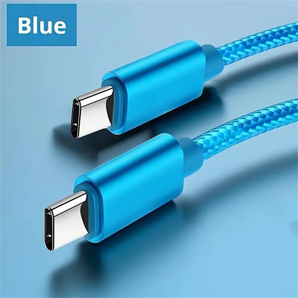 Braided USB C Type-C Cable Charging Data SYNC Charger Cable Cord 3/6 ...