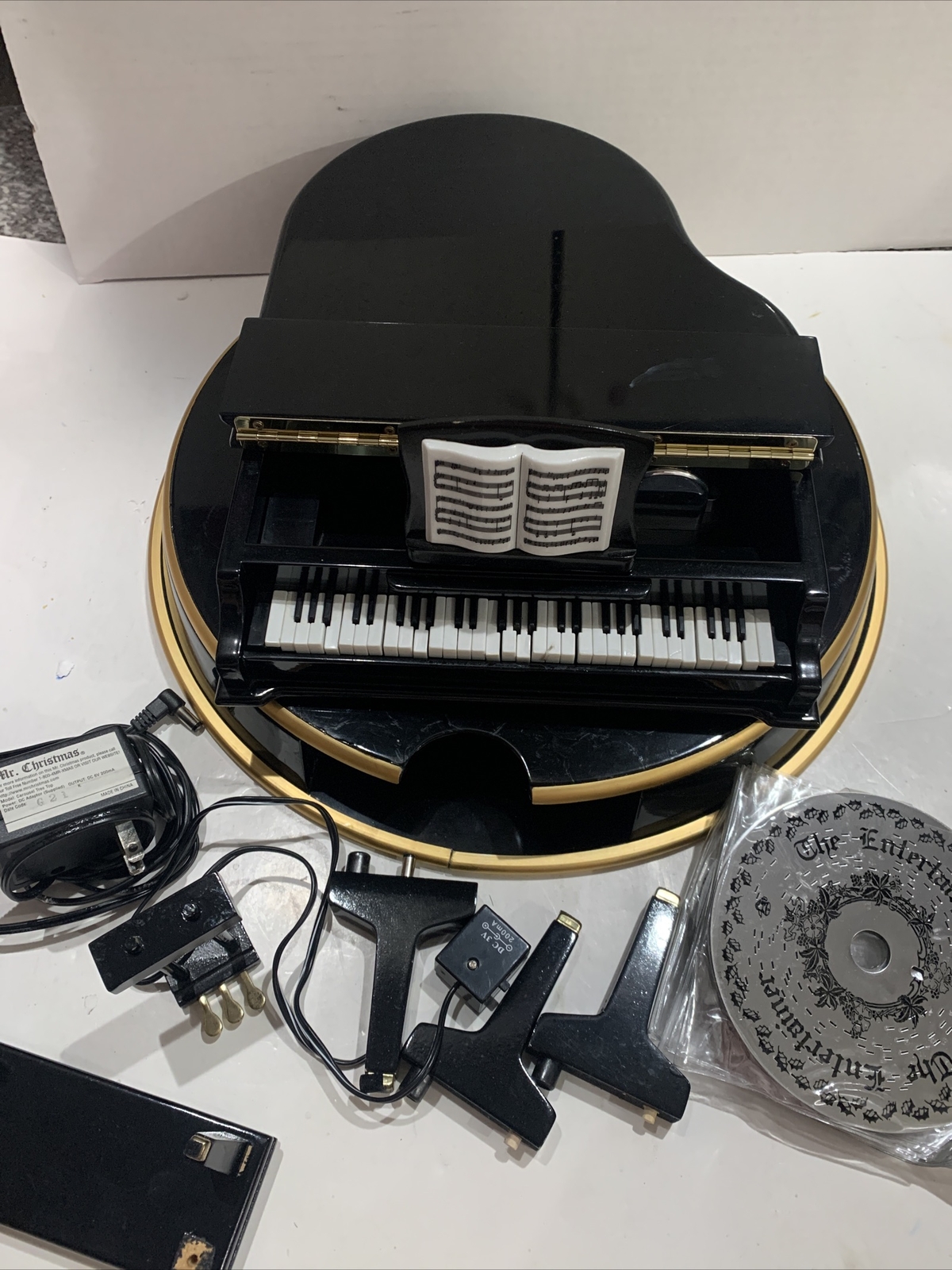 Mr. Christmas Collection Symphonique Grand Piano Music Box 10 Disks ...