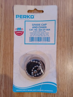 PERKO SPARE CAP WITH CHAIN 504-DP-99A FOR 594-DP-CHR 504-D00-CHR | eBay