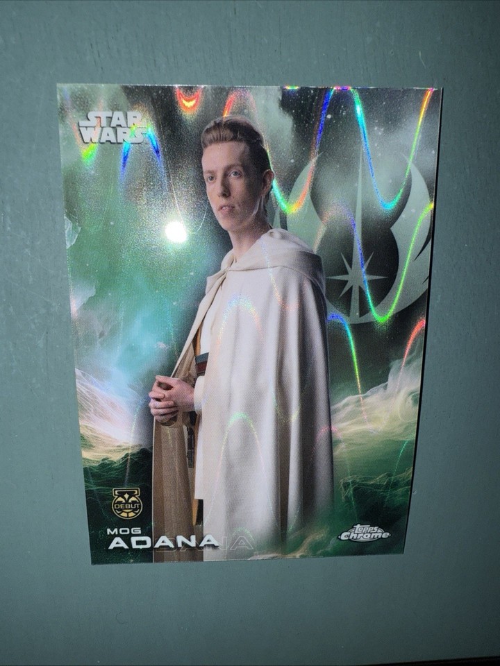 2025 Topps Chrome Star Wars Raywave Debut Mog Adana | eBay