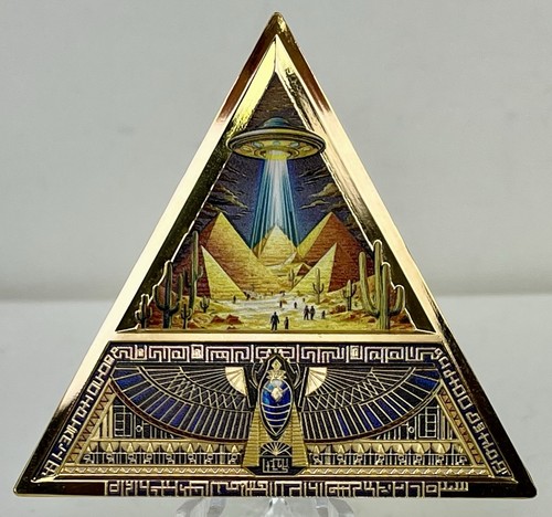 Pyramid UFO Coin 1oz .999 Fine Copper | Limited Mintage 2500 | Alien ...