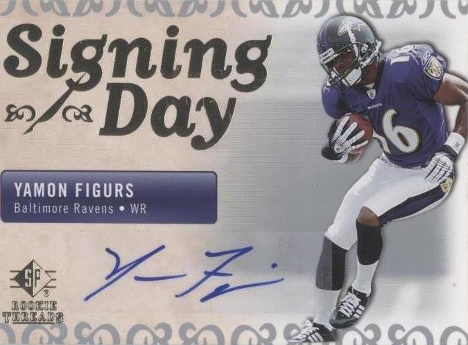 2007 SP Rookie Threads - Signing Day Yamon Figurs #SDA-YF (AU, RC) for ...