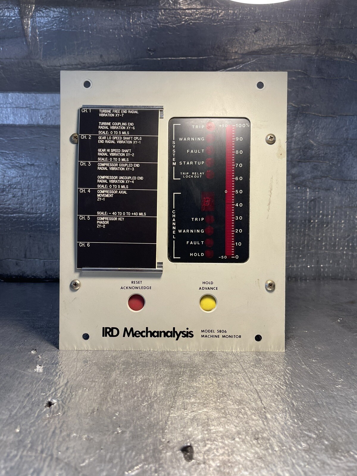 IRD MECHANALYSIS 5806 23550 MACHINE MONITOR 117V-AC TEST EQUIPMENT | eBay