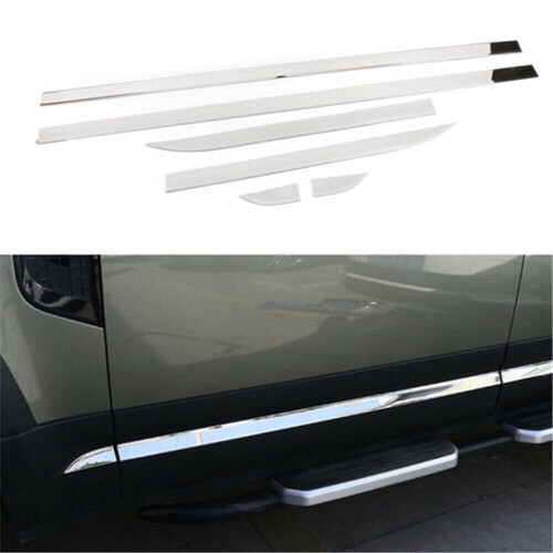 6pcs side door trim moulding bar protector Fits for LR Defender 110 ...