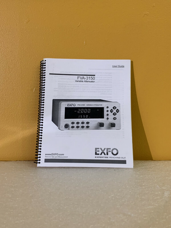 Exfo FVA-3150 Variable Attenuator User Guide | eBay