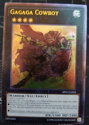 Gagaga Cowboy AP05-EN002 Ultimate Rare NM Yugioh | eBay