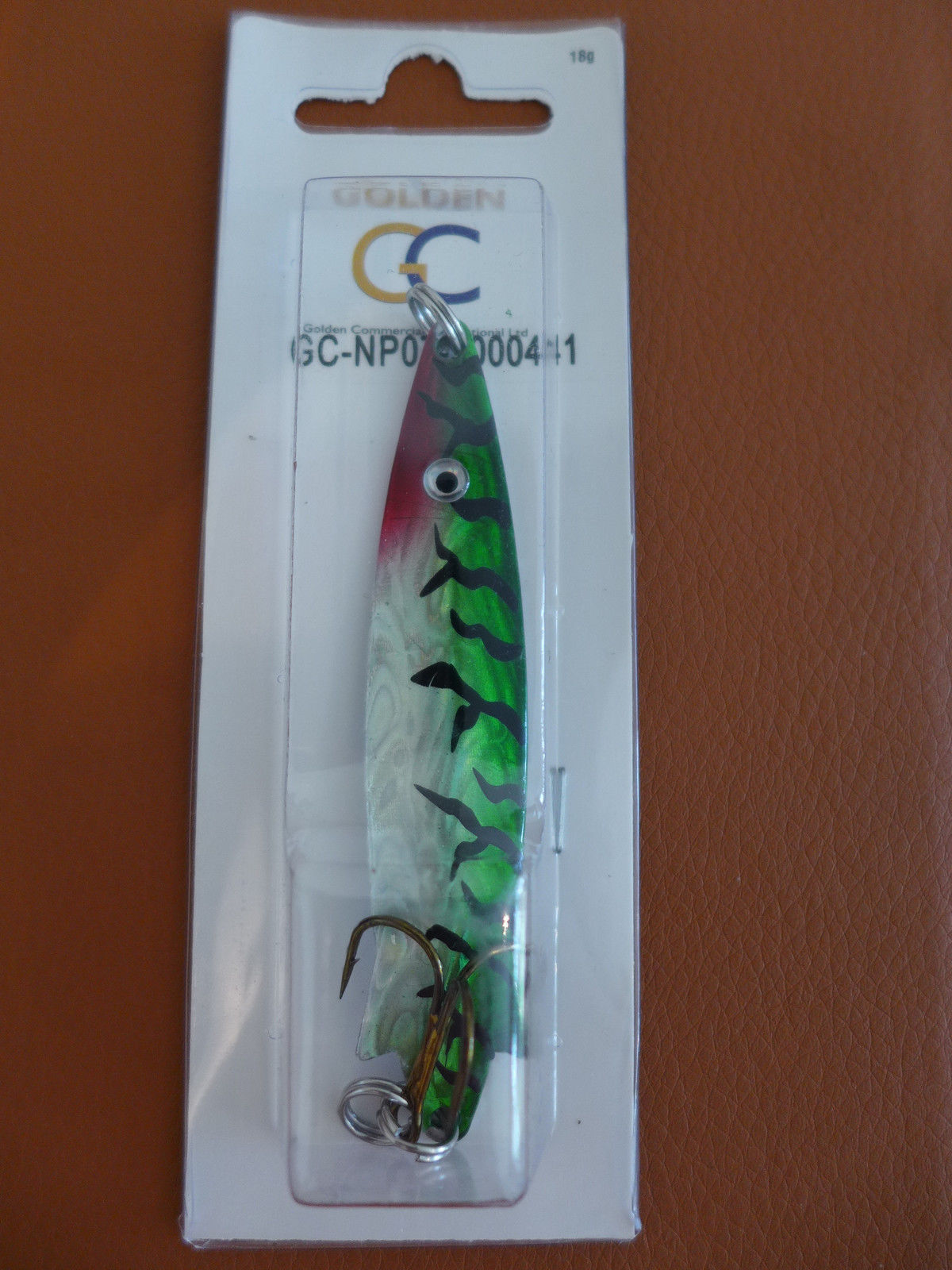 5 Packs of Different Colour HOLOGRAPHIC TOBY Spinning Lures 18g NP07 ...