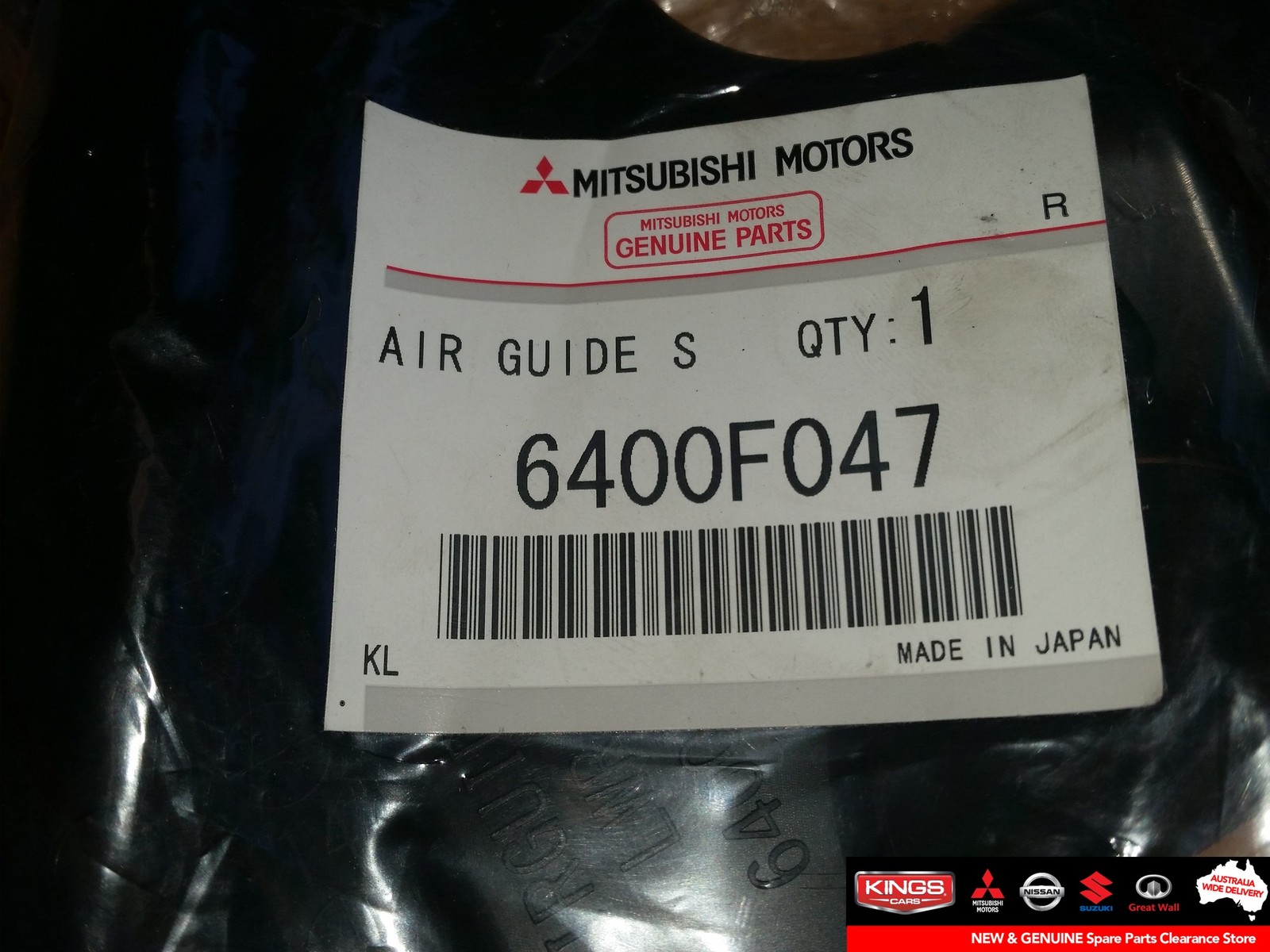 New Genuine Mitsubishi ZJ Outlander Radiator Grille Bracket #6400F047 ...