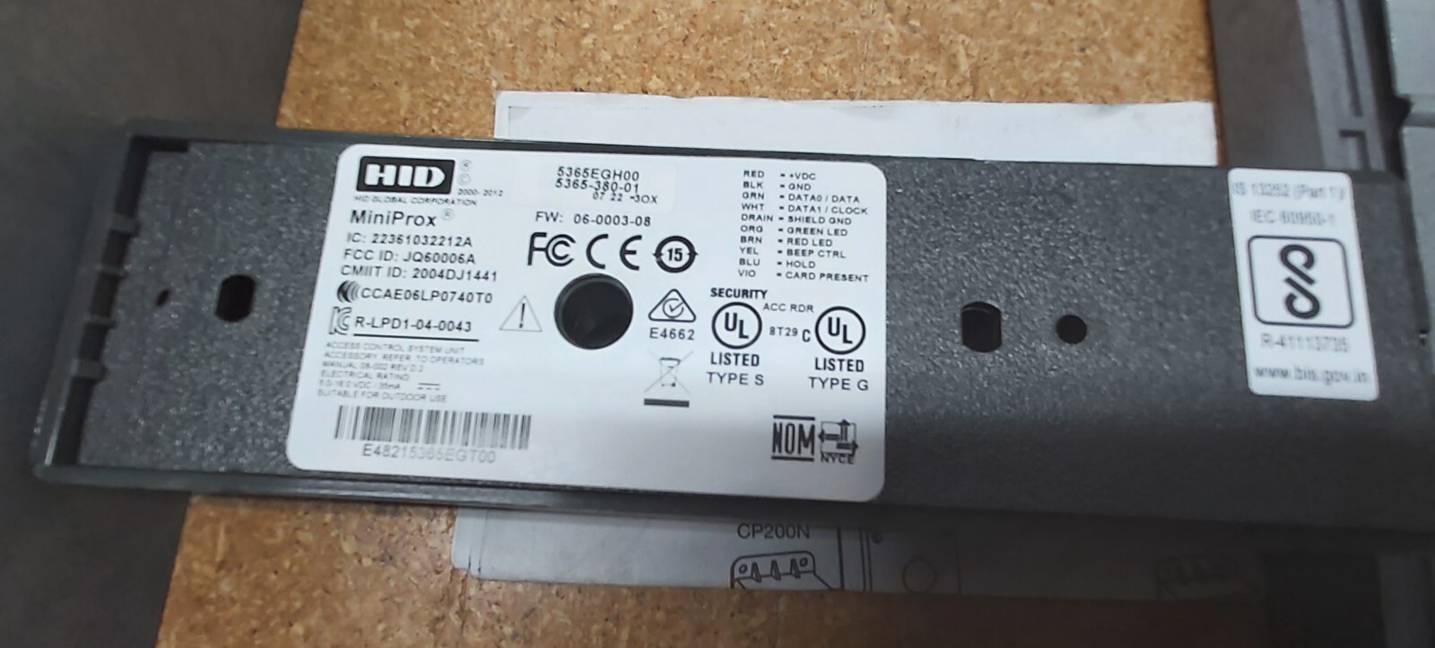 HID 5365EGH00 MiniProx Mullion Reader With Hazardous Back Box | eBay