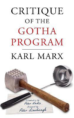 Critique Of The Gotha Program by Karl Marx (Paperback, 2022) for sale ...