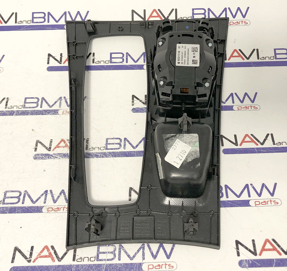 BMW X5 X6 E70 E71 CIC SAT NAT iDrive Controller + Bezel Frame Trim RHD ...