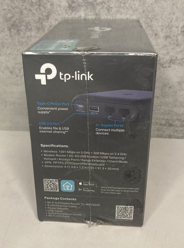 TP-Link Ultra-Portable Wi-Fi 6 AX1500 Travel Router | Easy Public WiFi ...