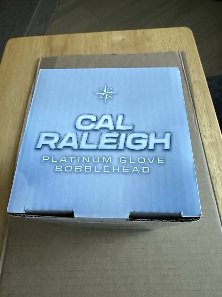 2025 SGA Bobblehead Cal Raleigh Platinum Glove Seattle Mariners The Big ...