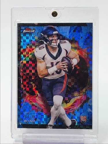 BO NIX 2024 TOPPS FINEST RARE ROOKIE BLUE CHECKERBOARD RC /49 Q2101 | eBay