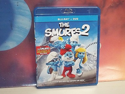 The Smurfs 2 (Blu-ray/DVD, 2013, 2-Disc Set, Used) | eBay