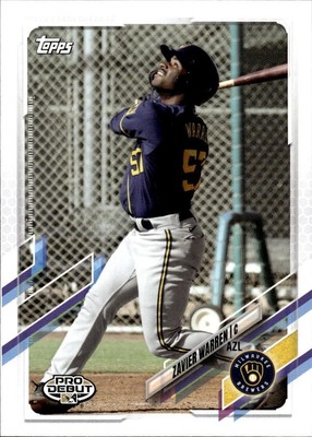 ZAVIER WARREN CARD #PD-55 BUY ANY 2 ITEMS FOR 50% OFF B1012R2S2P64 | eBay