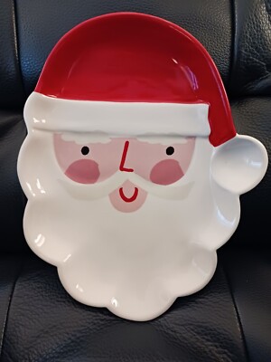 Santa Plate Meri Meri By Magenta, 8 X 10 Serving Plate, **see Details ...