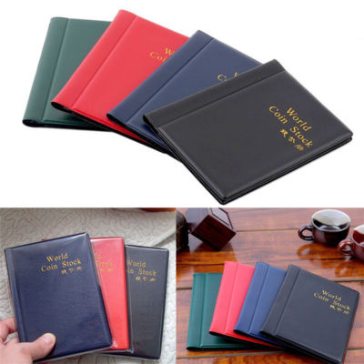 120 Pockets World COINN Storage Folder Album Money Collecting Holder ...
